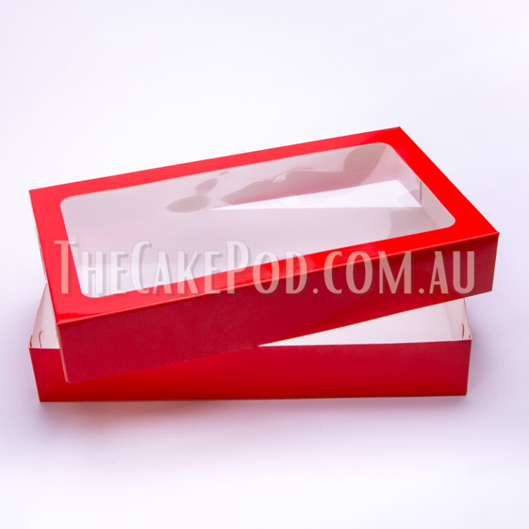 Cookie Boxes Gloss Red Wholesale Bulk price Australia