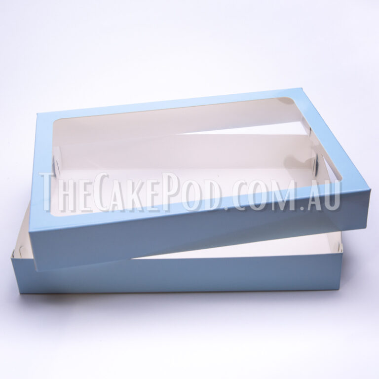Baby Blue Cookie Boxes Wholesale Prices by The Cake Pod