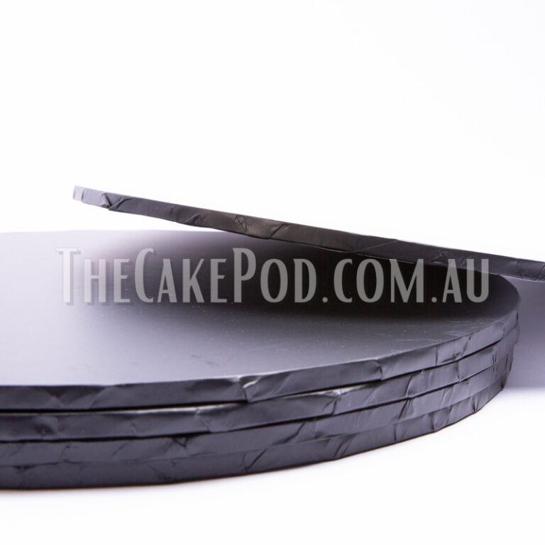 Masonite Round Black Cake Boards 5mm & 6mm thick Wholesale