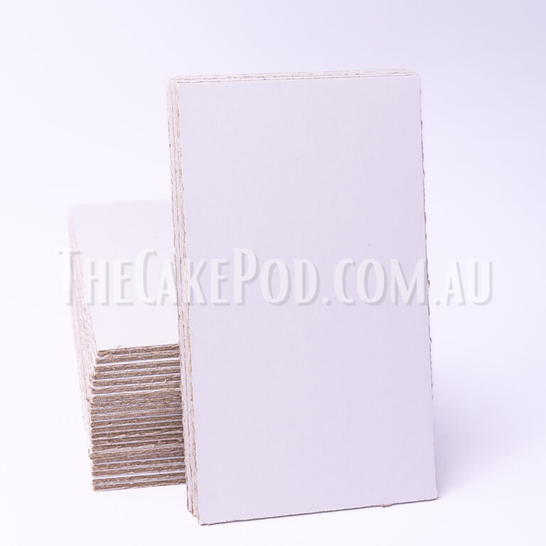 White Rectangular Cake Board 4x7" white 25 Pack 4x7" 3mm