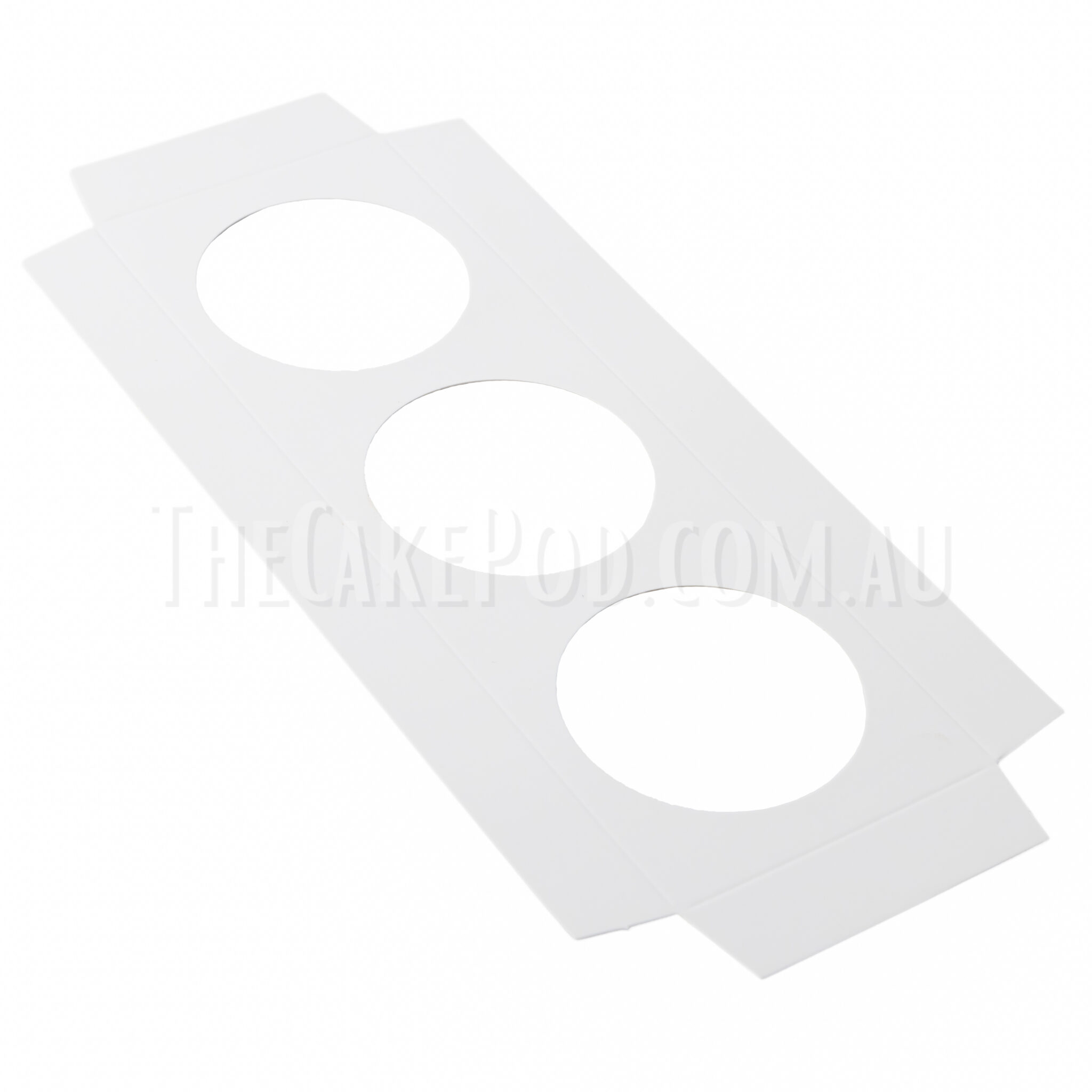 Bento box insert for 3 standard-size cupcakes