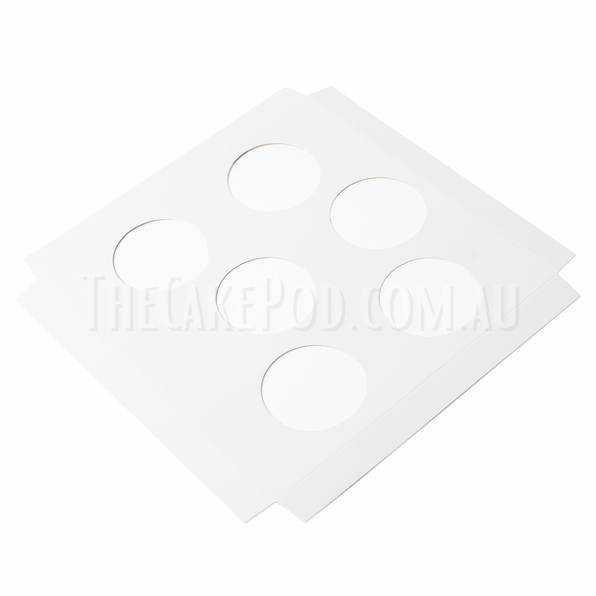 Bento box insert for 6 standard size cupcakes wholesale